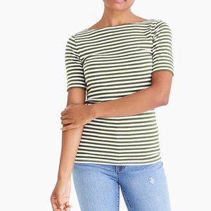 J. Crew Factory | Tops | New J Crew Factory Striped Perfect Fit Open ...